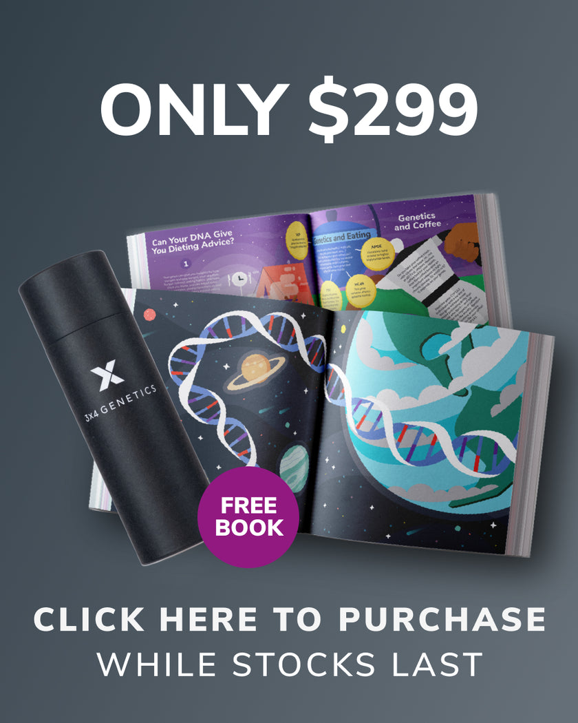 At-Home DNA Analysis and Genetic Testing - 3X4 Genetics
